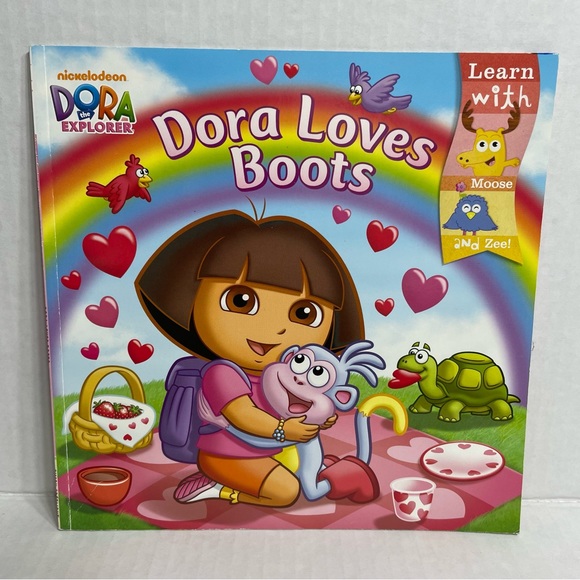 Other | 3 Dora Loves Boots Nickelodeon Dora The Explorer Kids Book | Poshmark